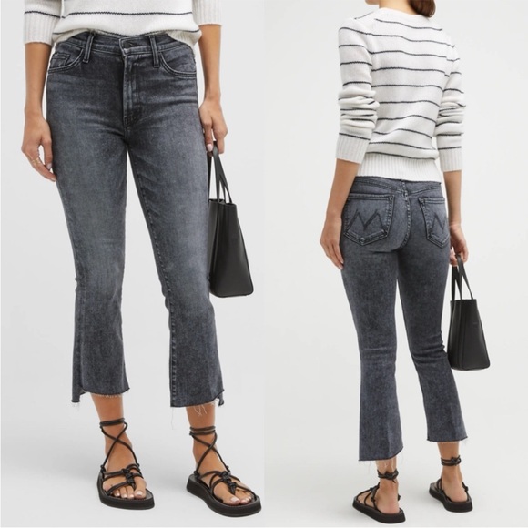 MOTHER | Jeans | New Mother Jeans The Insider Crop Step Fray In Train ...